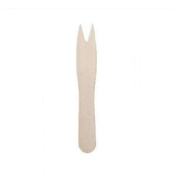 85mm Wooden Chip Fork in Dispenser | Compostable Cutlery – Lamkyo